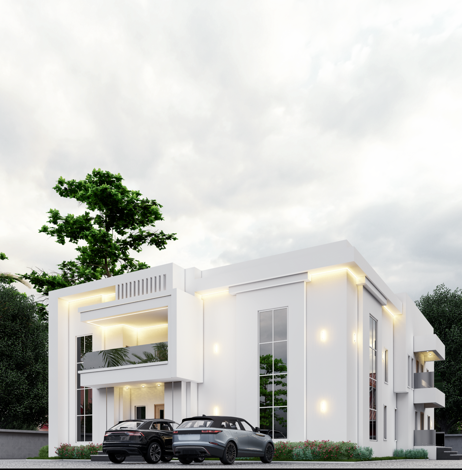 Duplex House Plans in Nigeria - Modern Duplex Design & Estimate